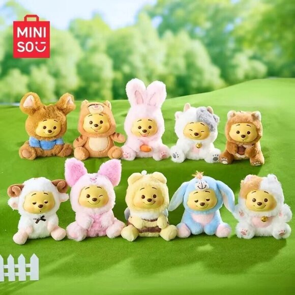 Miniso | Toys | Miniso X Disney Winnie The Pooh Pop Mart Vinyl Plush ...